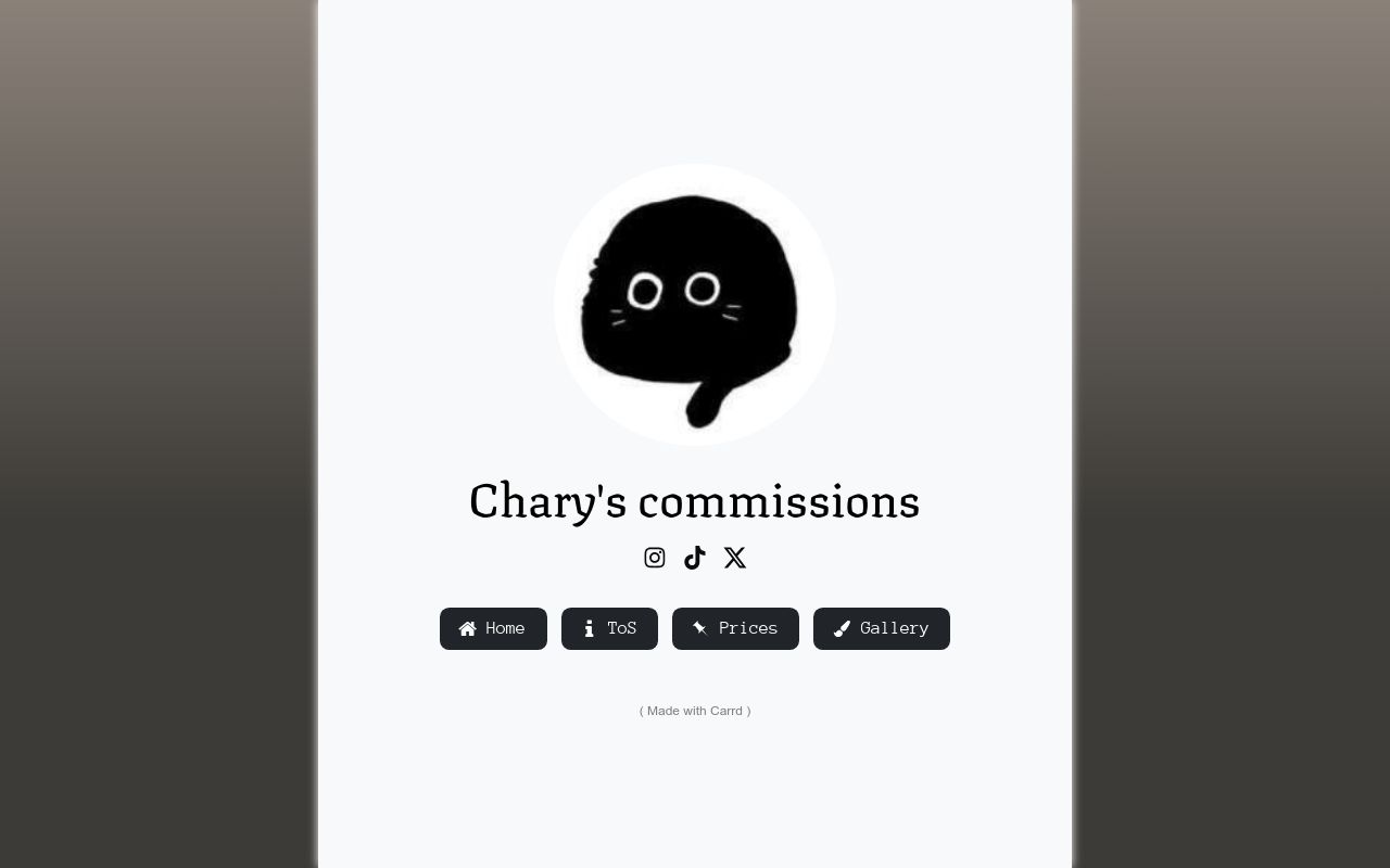 Chary's commissions
